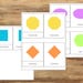 Hawaiian Shapes, Hawaiian 3-part Cards, Hawaiian Language Resource ...