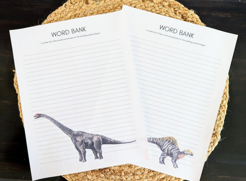 Dinosaur Field Guide Paleontology Journal Fossil Discovery - Etsy