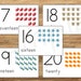Number Flashcards, Preschool Kindergarten Math, Classroom Decor ...