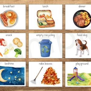 Daily Rhythm Cards, Daily Routine Cards, Daily Schedule Cards, Daily ...