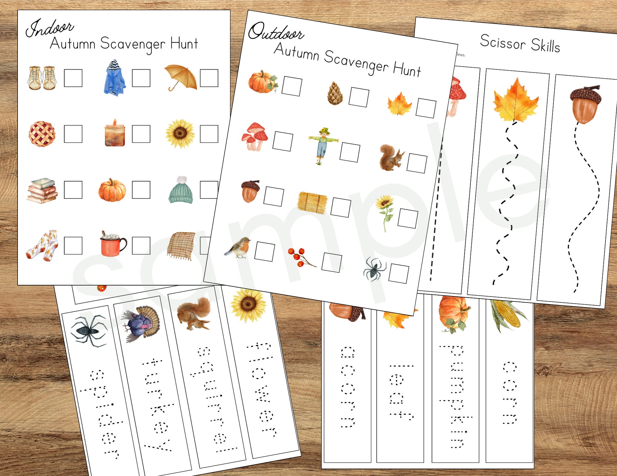 Autumn Unit Study, Fall Unit, Thanksgiving Unit, Fall Activity Pack ...
