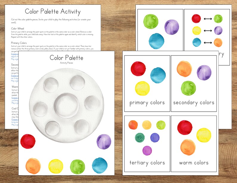 Color Theory Unit, Rainbow Unit Study, Primary Colors, Morning Binder ...
