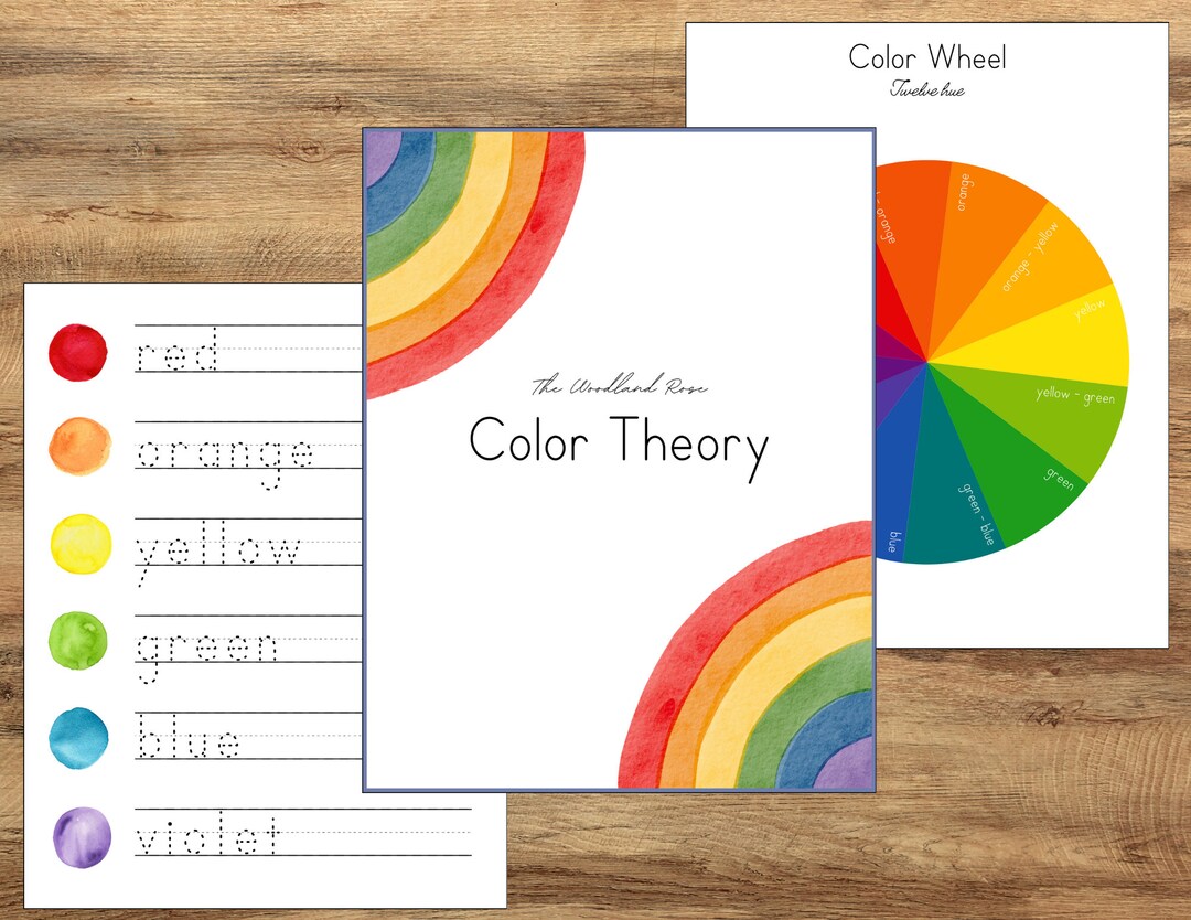 Color Theory Unit, Rainbow Unit Study, Primary Colors, Morning Binder ...