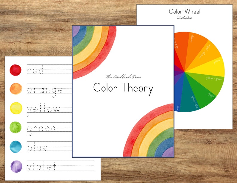 Color Theory Unit, Rainbow Unit Study, Primary Colors, Morning Binder ...