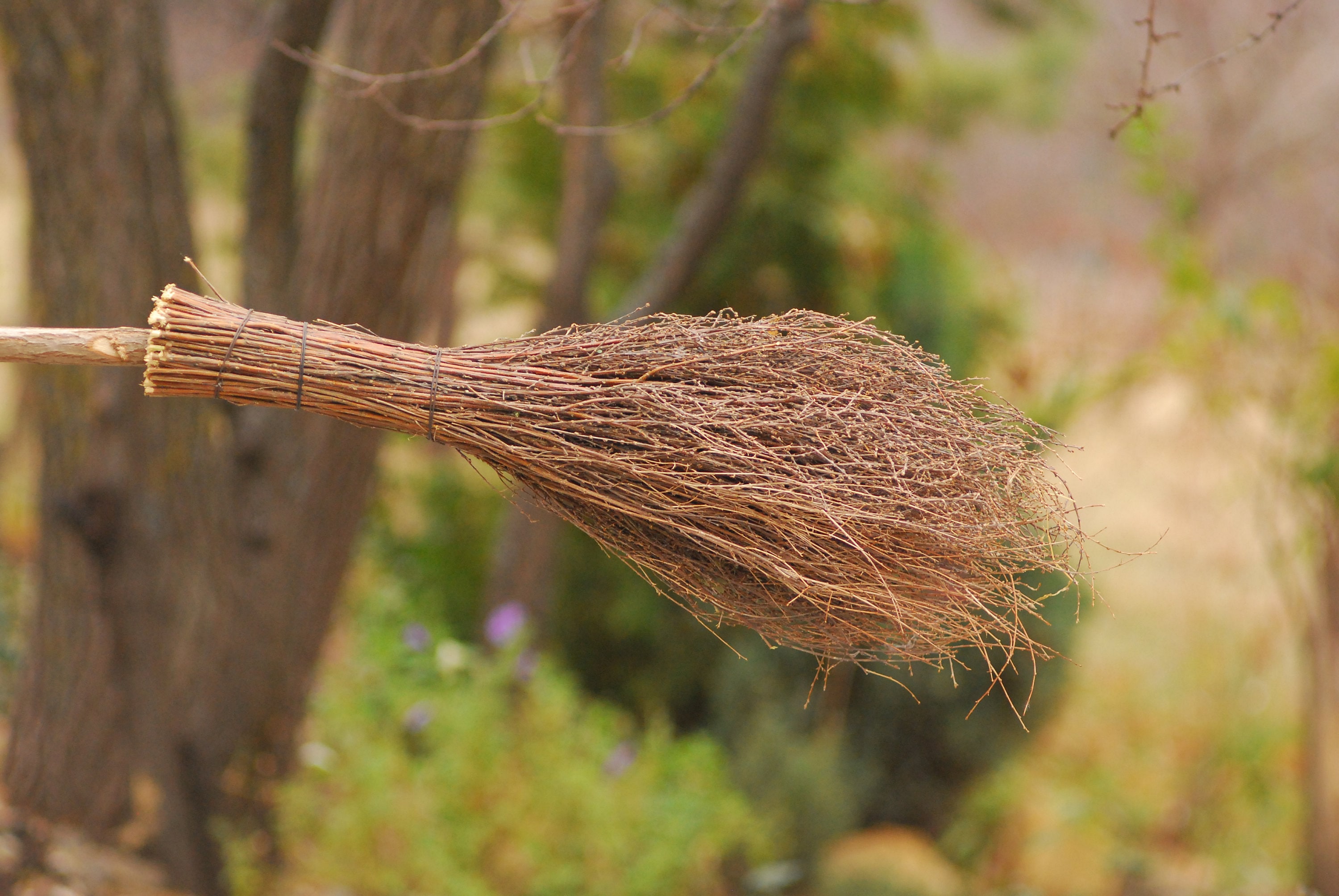 Natural Witch's Broom Halloween Broom Wiccan Besom Rustic Wedding Decor ...