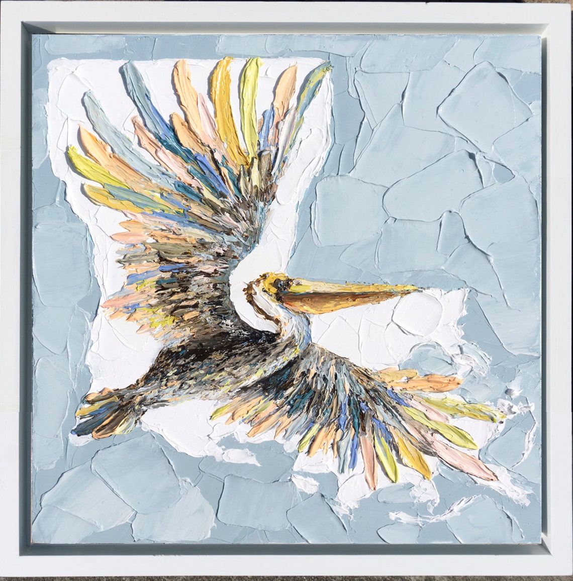 Louisiana Pelican Art Southern Art Southern Decor Bird Art - Etsy