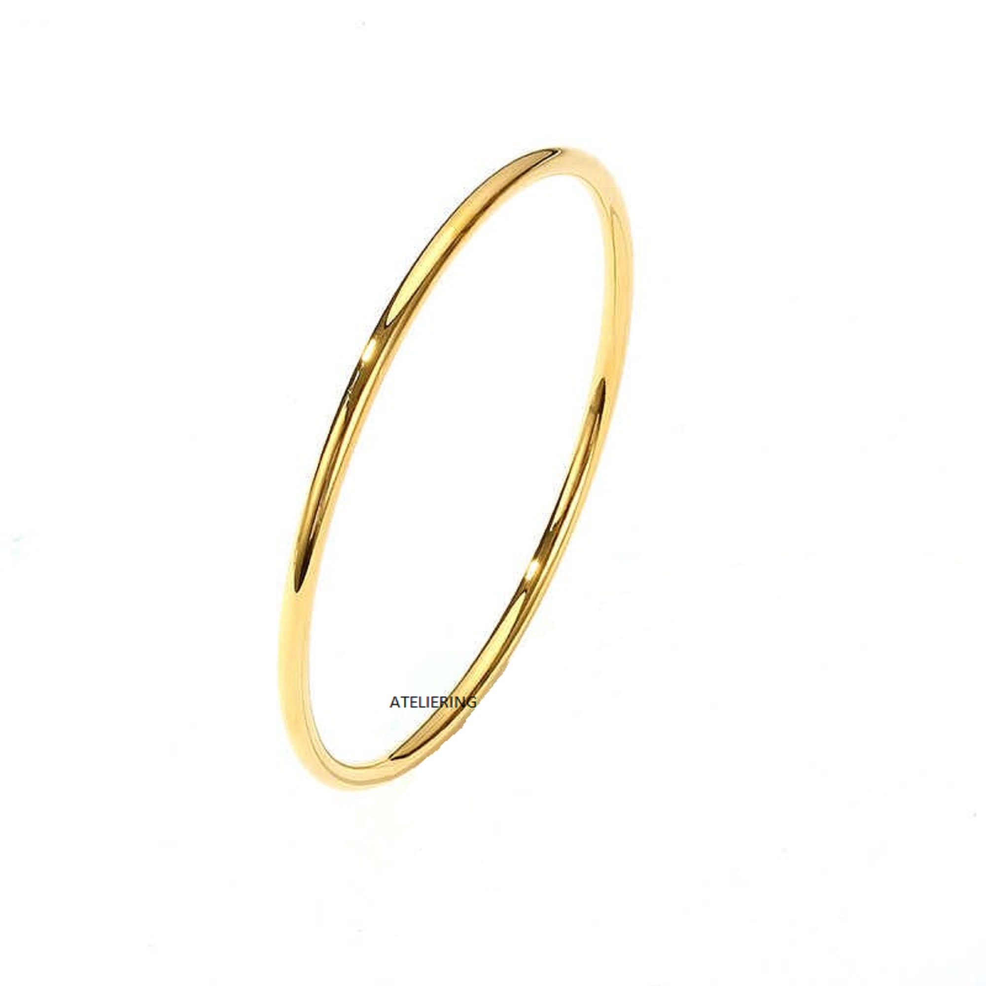 Thin Gold Wedding Ring, 14k Gold Wedding Ring - Etsy