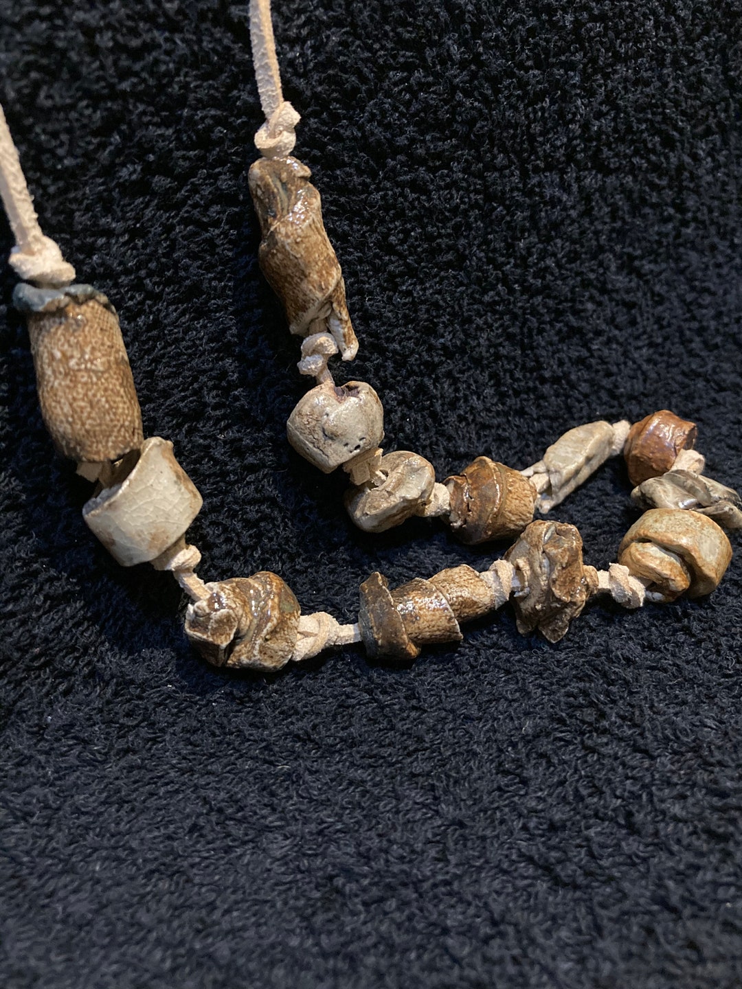 Handmade Pottery Beads, Jewellery, Necklace, Gift, Present, Pottery ...