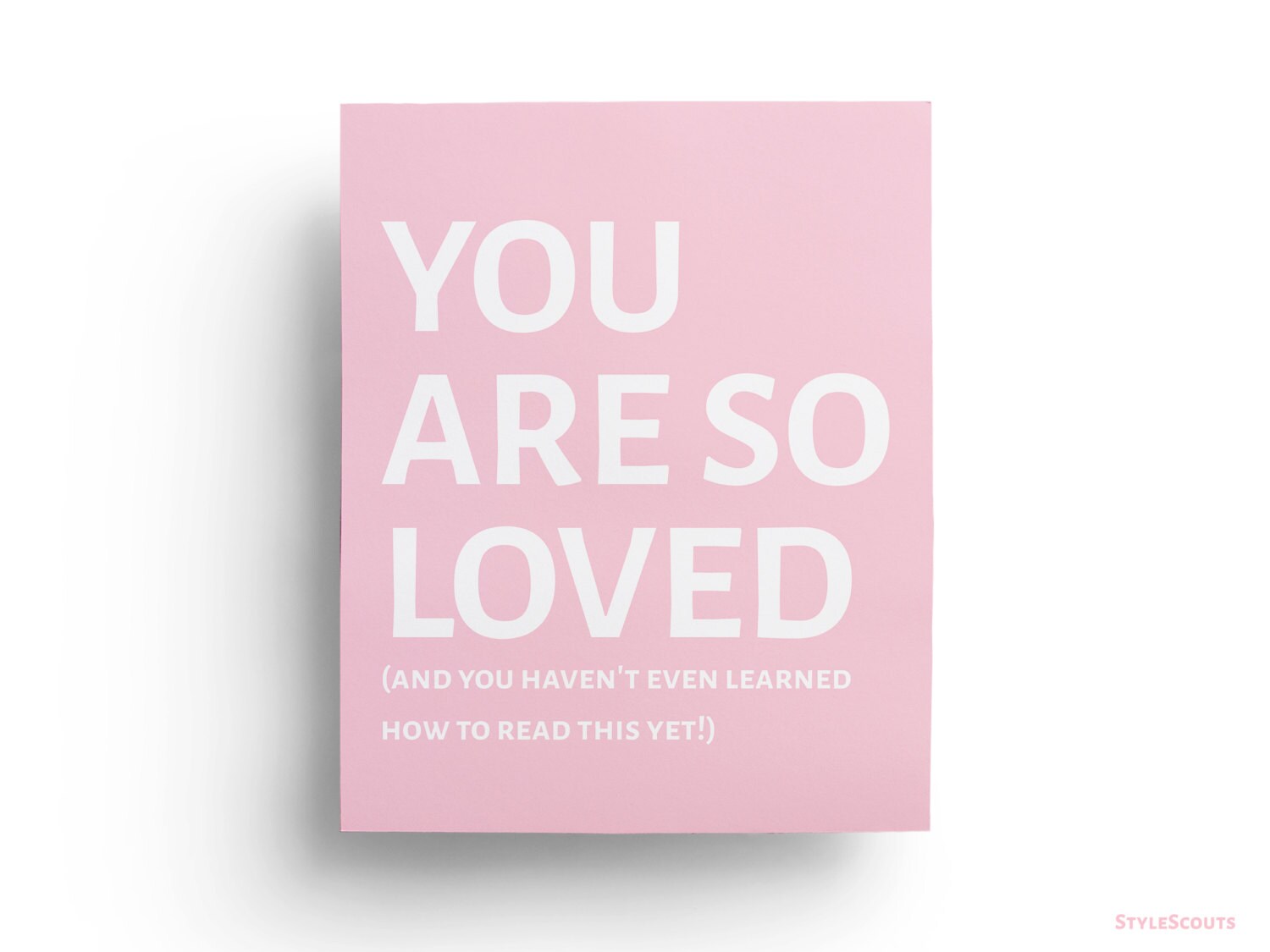 Baby Nursery Decor You Are so Loved, Wall Art Print, Inspirational Art ...