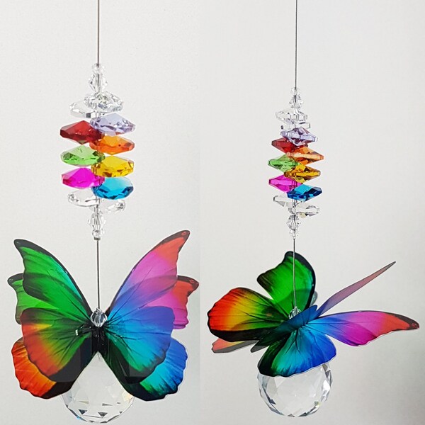 Butterfly Suncatcher - Etsy