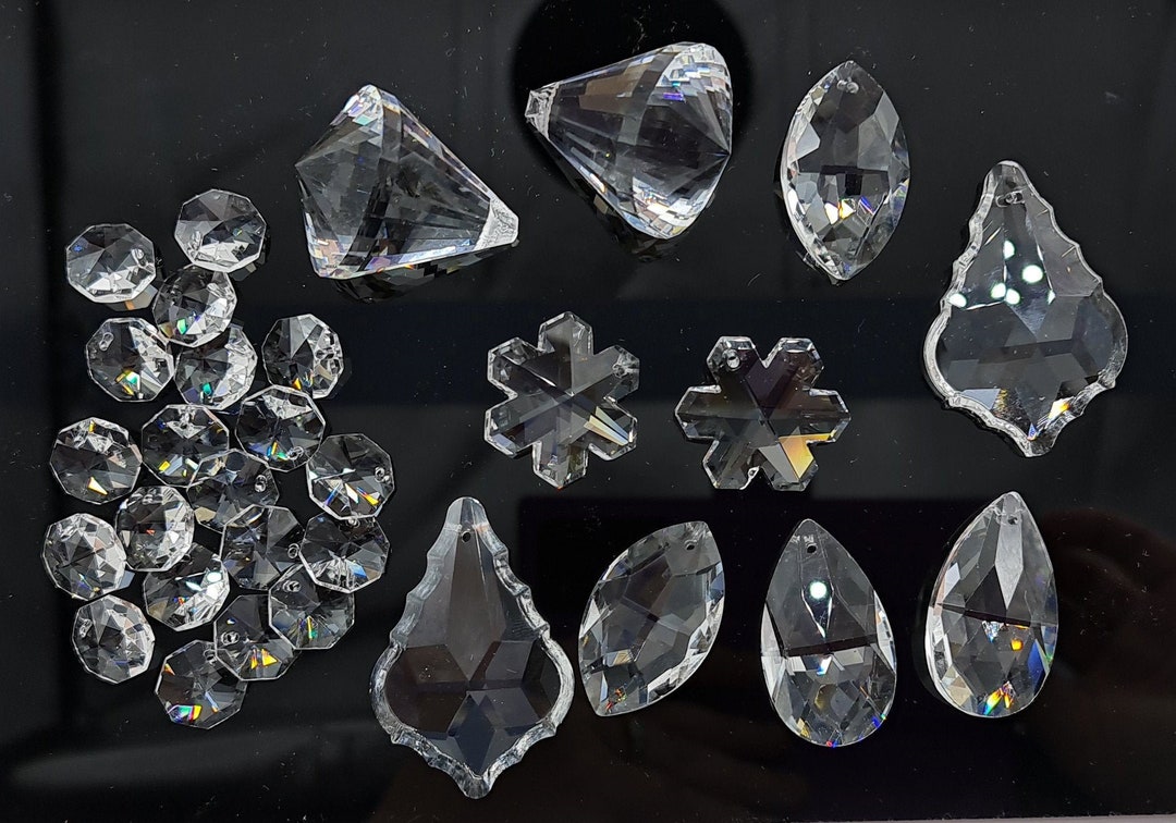 30pc Crystal Suncatcher Kit Prism Beads Craft Seta. Make Your Own ...