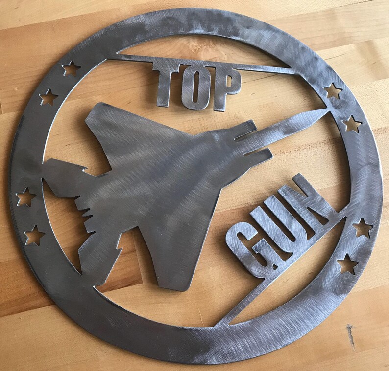 Top Gun Plaque Free Shipping | Etsy