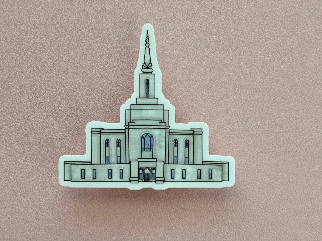 Orem Utah Lds Temple Sticker, Lds Temple Sticker, Lds Sticker, Utah ...