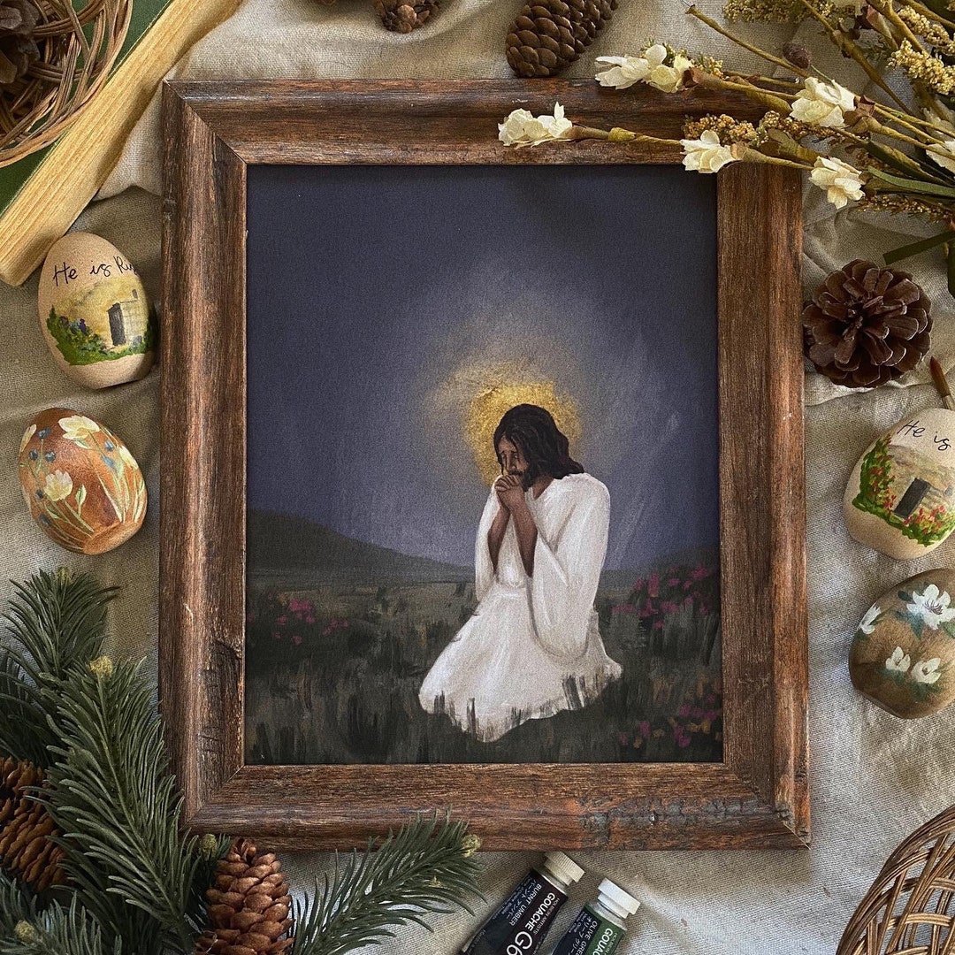 DIGITAL Garden of Gethsemane, Gethsemane Fine Art, Religious Easter ...