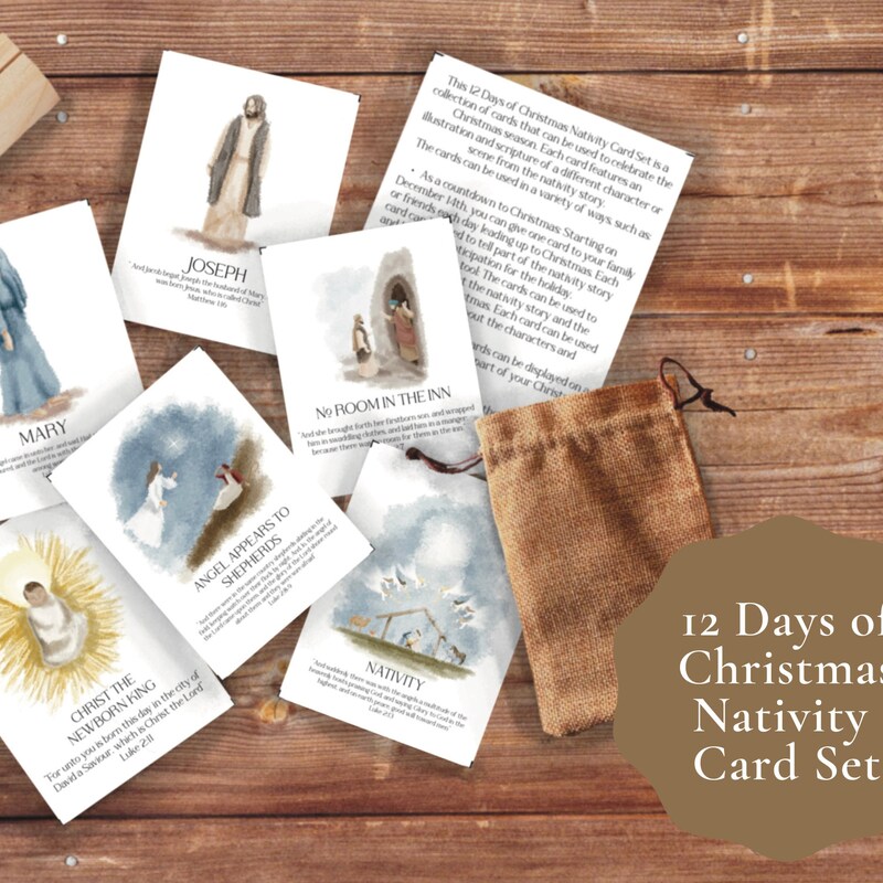 12 Days of Christmas Tags - Etsy