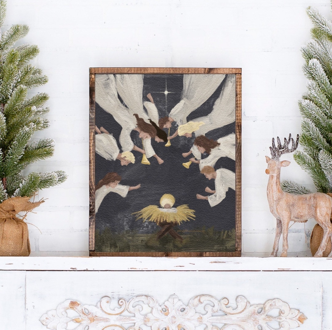 Dark Nativity Art, Dark Nativity Theme, Nativity Artwork, Christmas ...