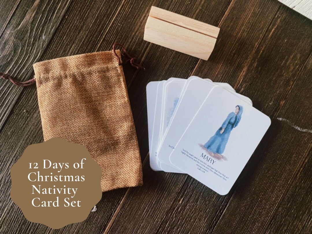 Nativity Advent Cards, Christmas Neighbor Gifts, Lds Ministering, Lds ...