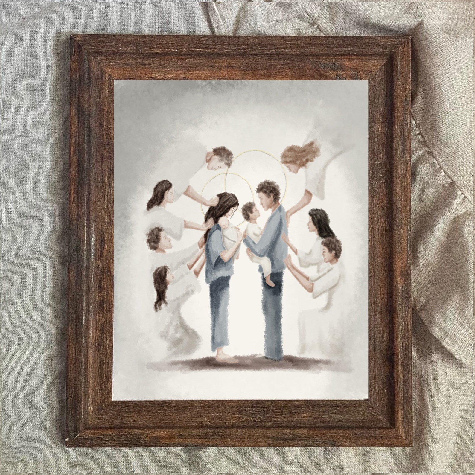 Heavenly Help Print LDS Family LDS Artwork LDS Familes Can - Etsy