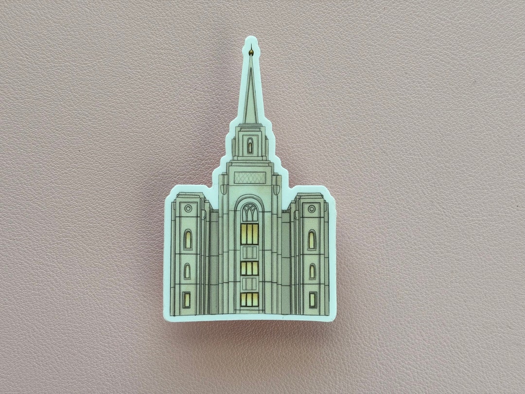 Brigham City Ut Lds Temple Sticker, Lds Temple Sticker, Lds Sticker ...