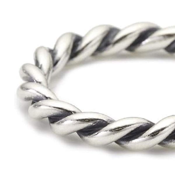 Silver Twisted Ring - Etsy