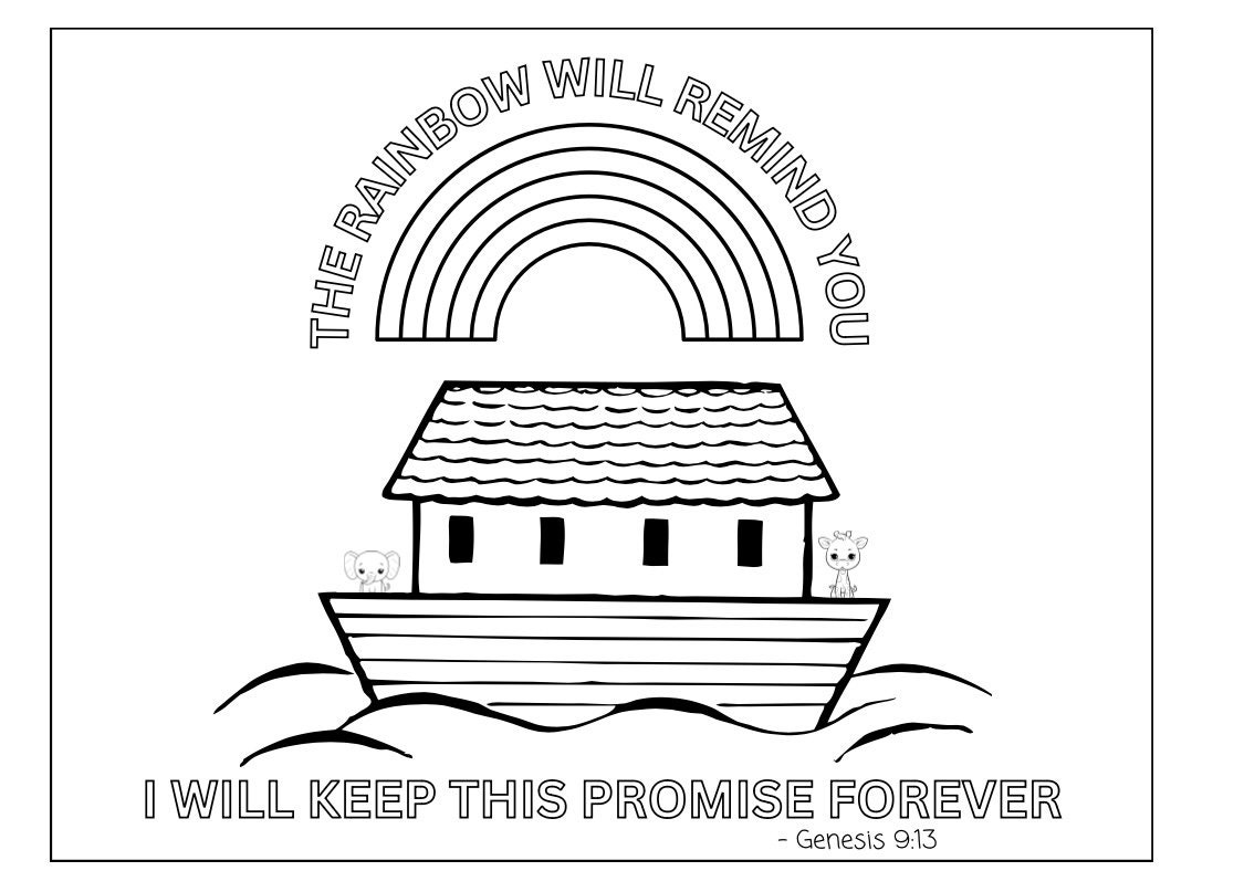 Printable Noah's Ark Activity Packet - Etsy