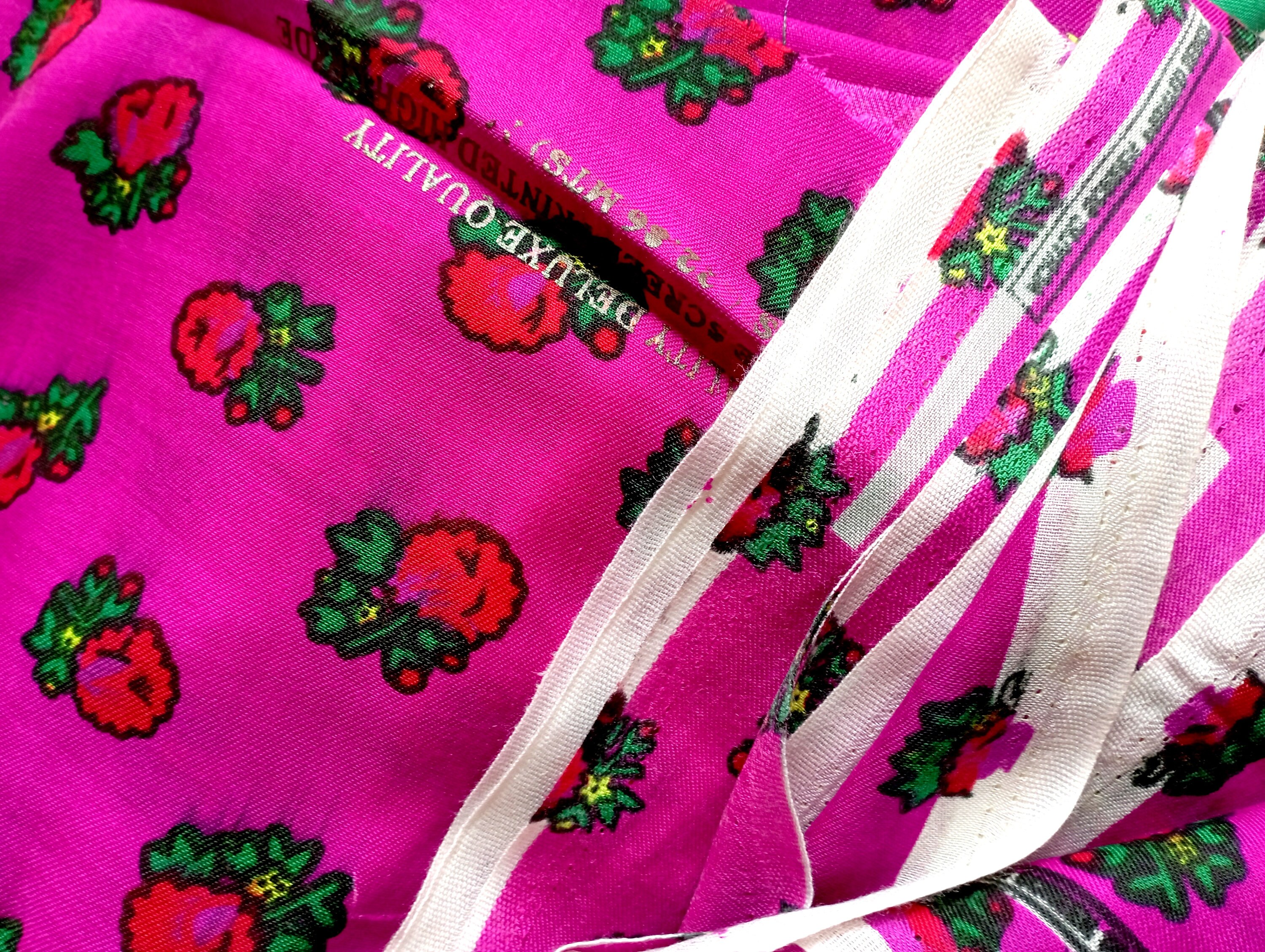 Floral Fabric Roses, Kurdistan Folklore Flower Fabric, Blossom, Floral ...