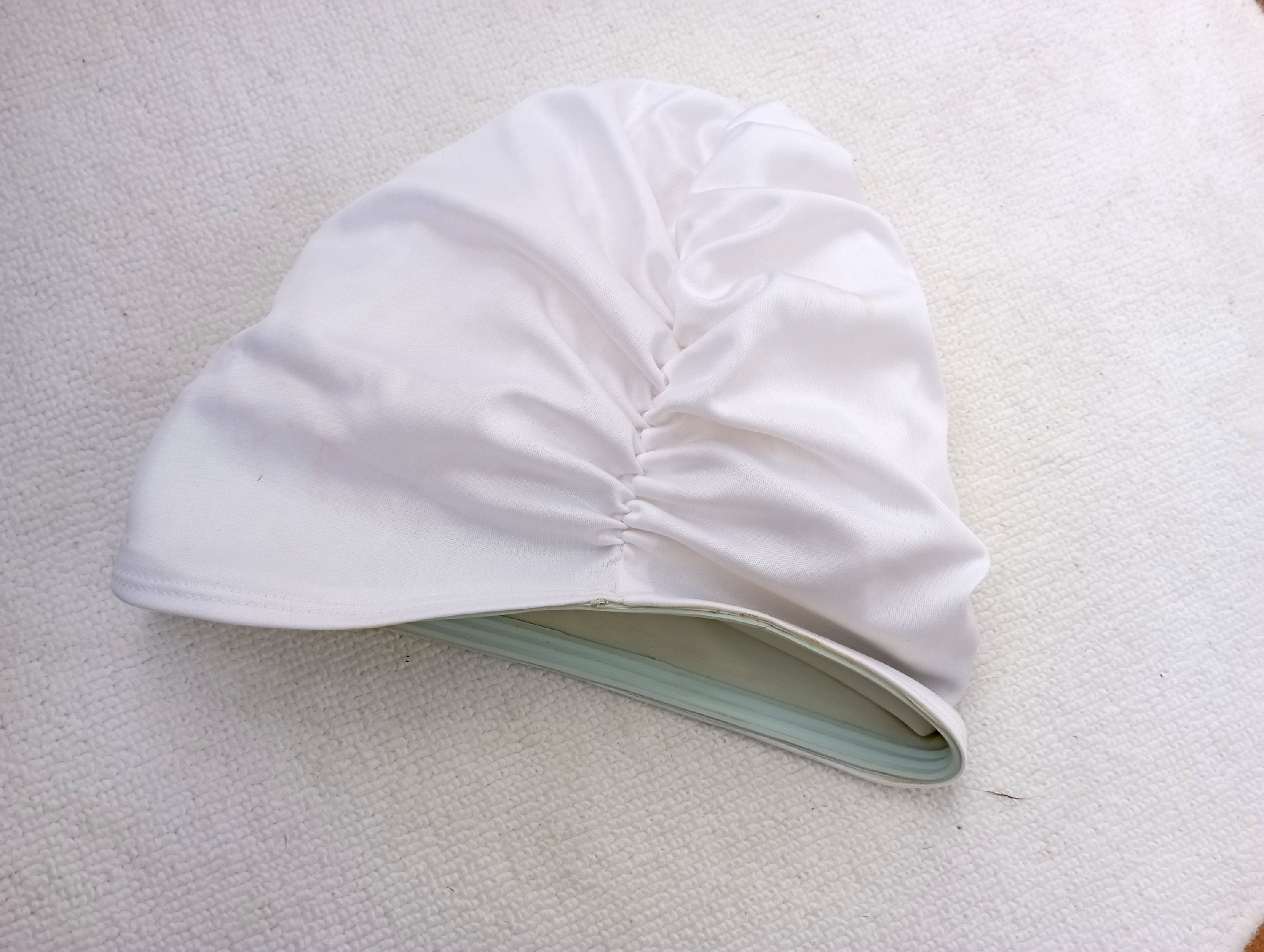 Vintage Bathing Cap Original 70s Violet or White, Turban Bathing Cap ...