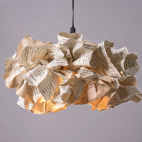 Paper Light Pendant - Etsy