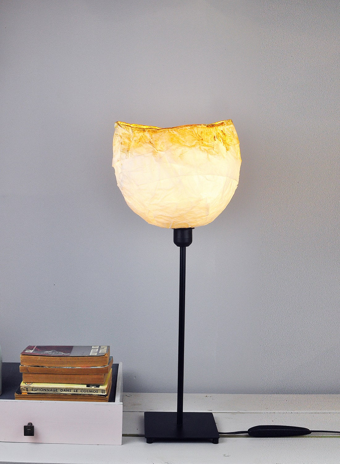 Golden Lamp Shade, Table Light, Reading Light, Bedroom Decor, Floor ...