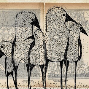 Flying Birds Wall Art, Maps Collectors, Atlas Collectors, Maps Wall Art ...