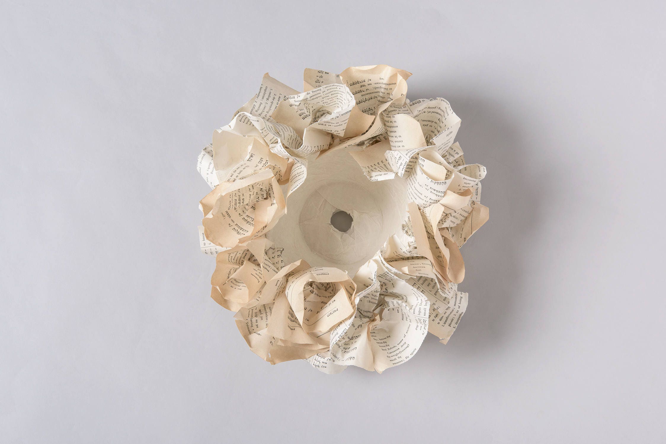 Book Paper Lamp, Light Pendant, Ceiling Light, Pendant Lamp, Office ...