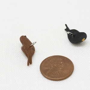 Mini Wild Bird Push Pin Set - Etsy