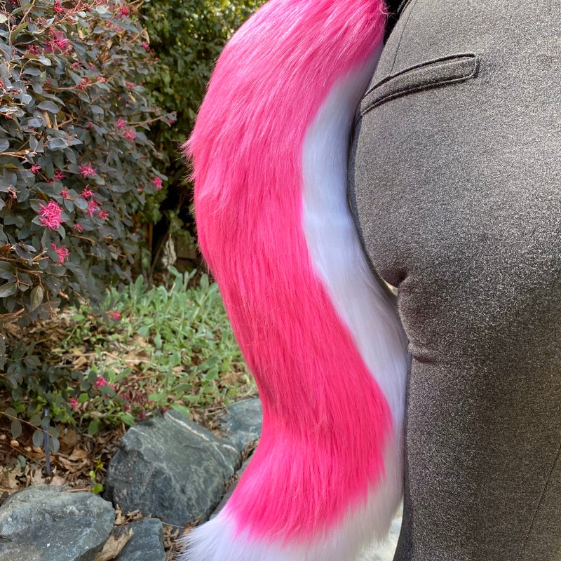 Furry Black Wolf Tail - Etsy