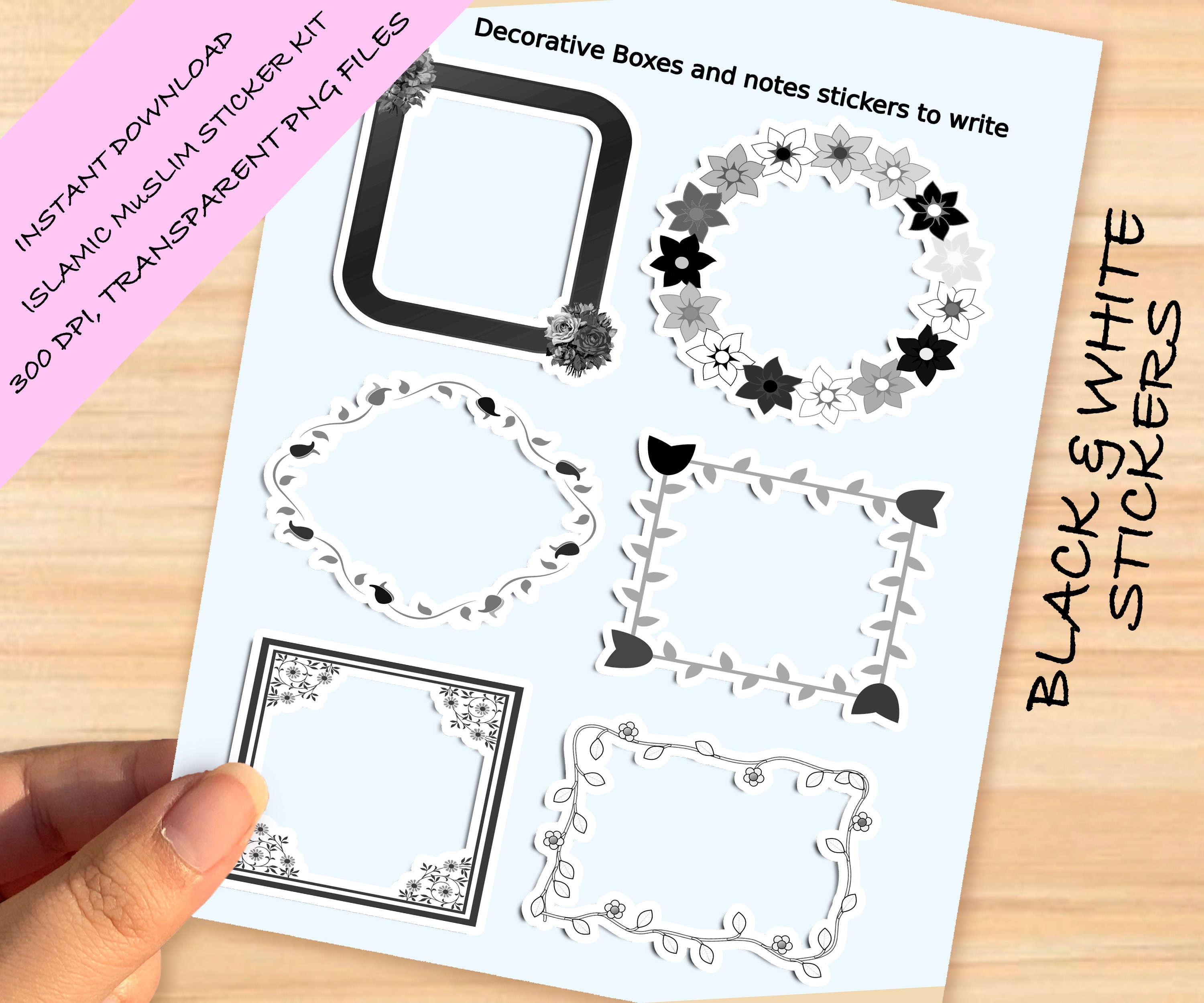 Ramadan Islamic Digital Printable Planner Stickers, Planner Printable ...