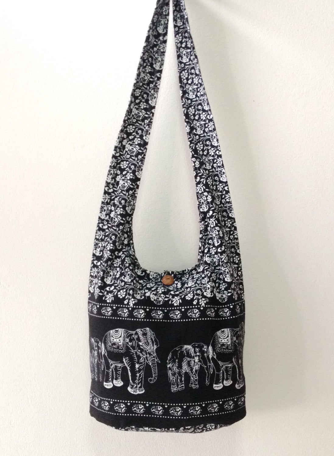 Elephant Bag Women Bag Men Bag Cotton Bag Hippie Boho Bag Tote Bag Hobo ...