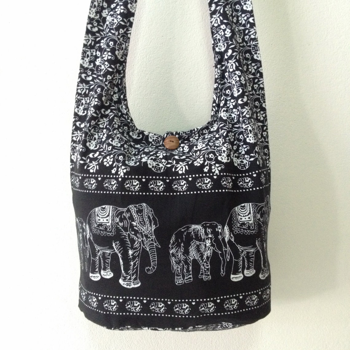 Elephant Bag Women Bag Men Bag Cotton Bag Hippie Boho Bag Tote Bag Hobo ...