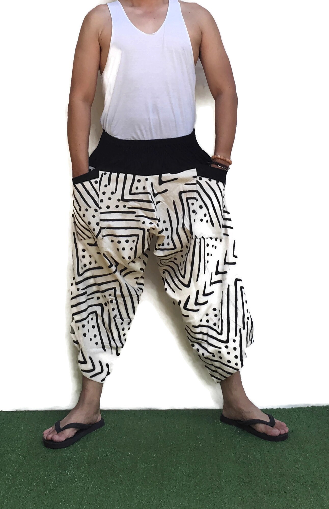 Samurai Pants Ninja Pants Men's Fashion Harem Pants Yoga - Etsy