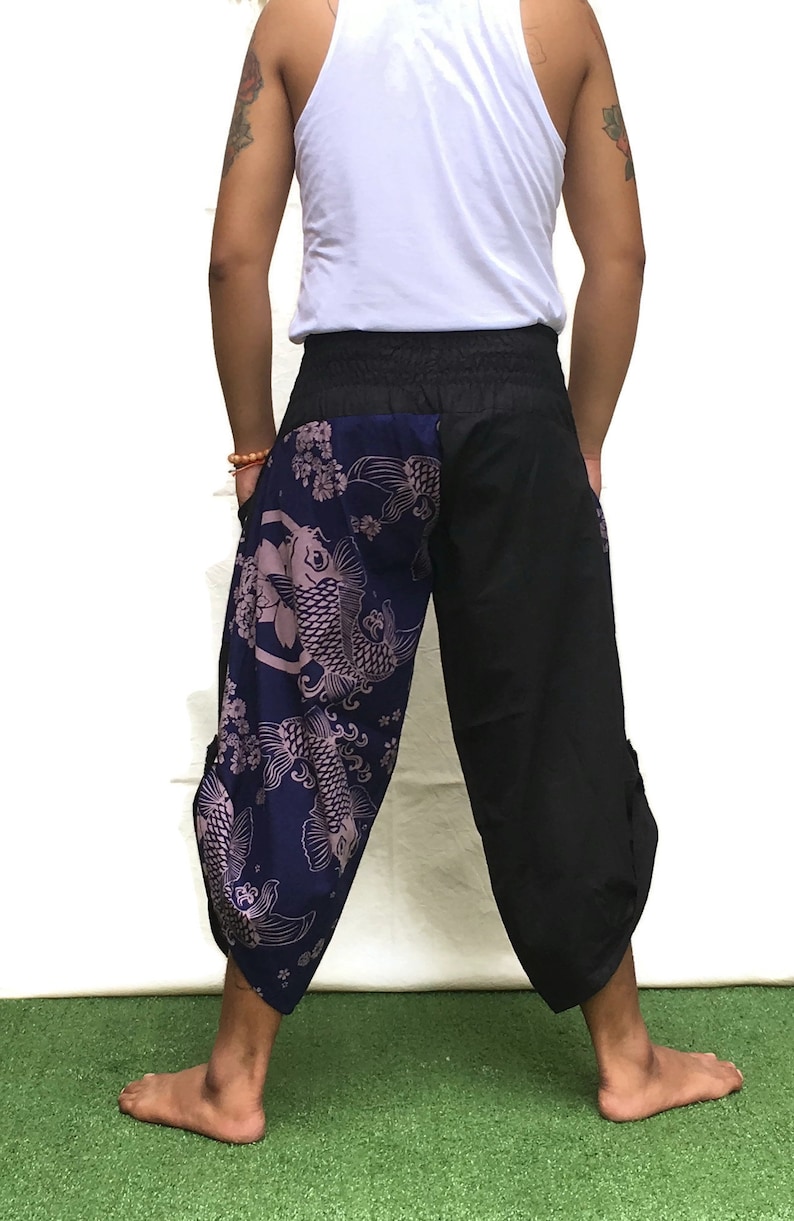 Samurai Pants Ninja Pants Men's Fashion Harem Pants Yoga - Etsy