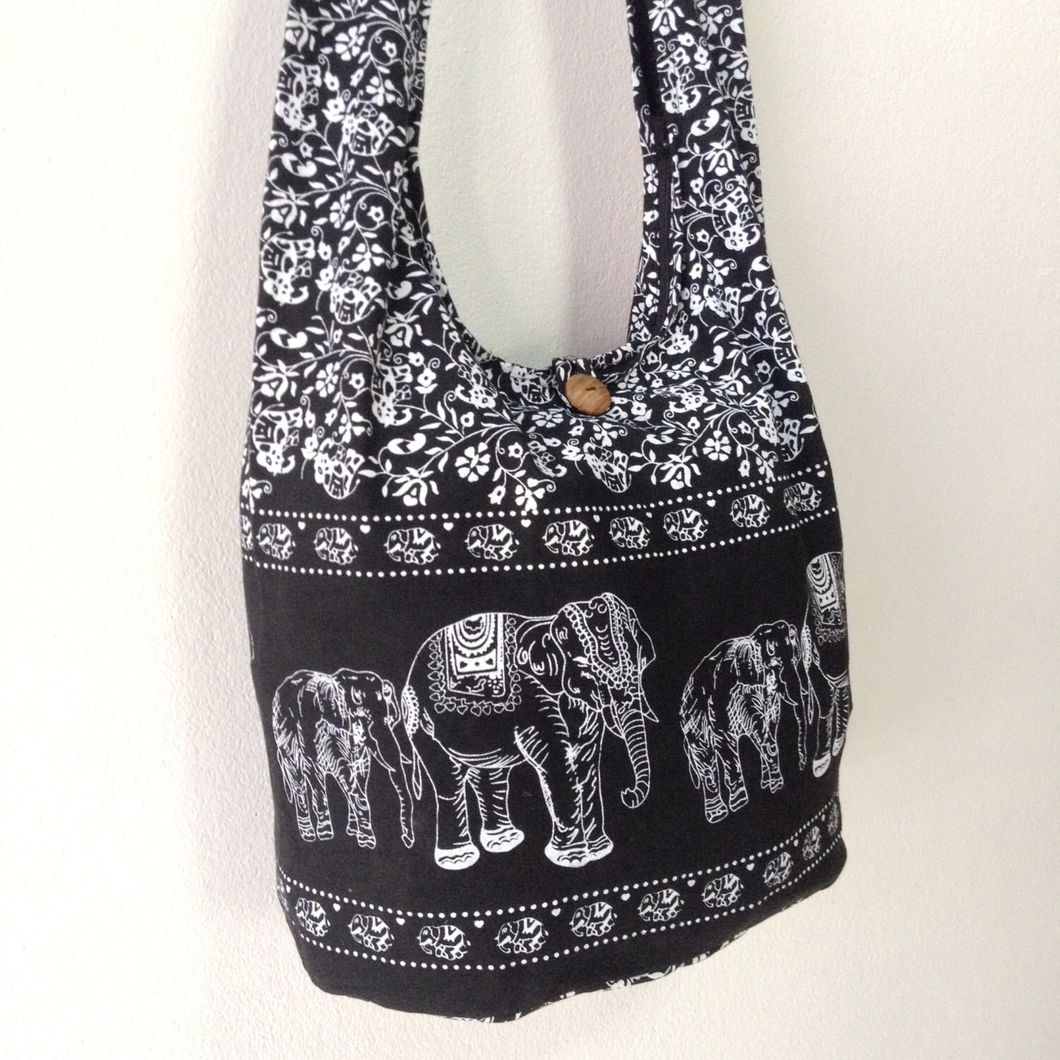 Elephant Bag Women Bag Men Bag Cotton Bag Hippie Boho Bag Tote Bag Hobo ...