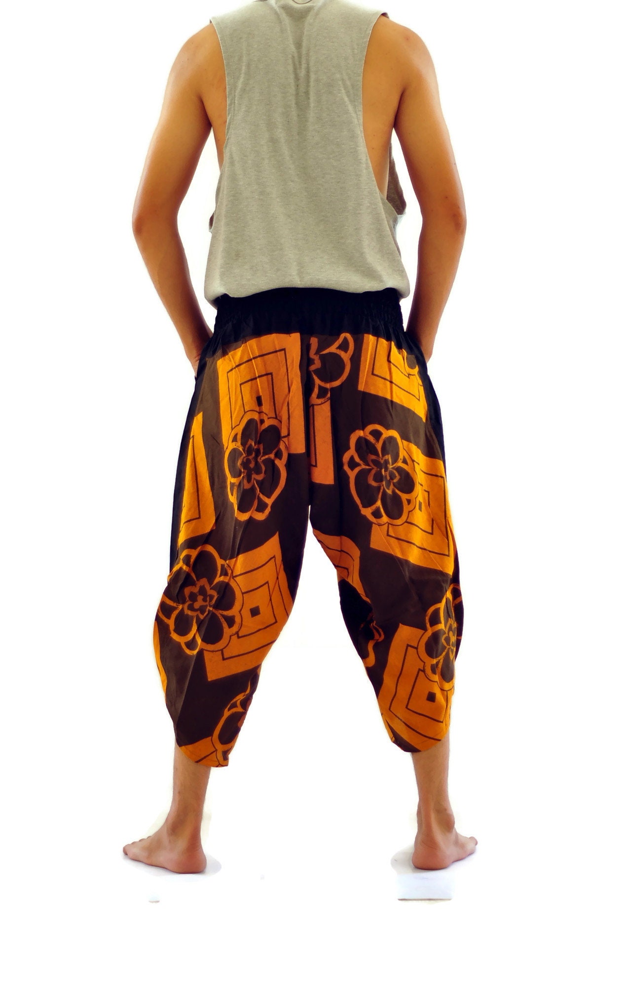 Samurai Pants Ninja Pants Men's Fashion Harem Pants Yoga - Etsy