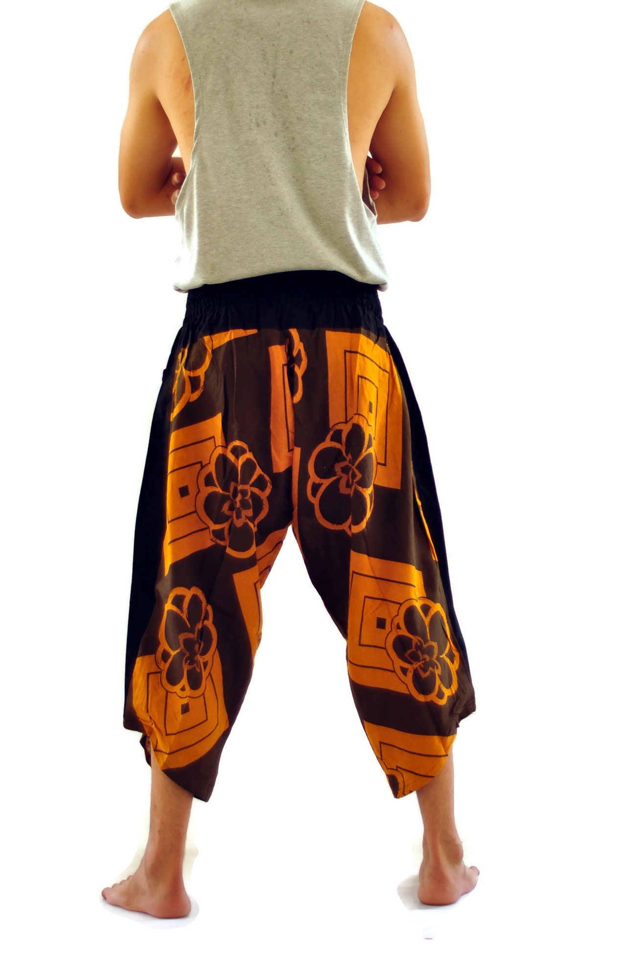 Samurai Pants Ninja Pants Men's Fashion Harem Pants Yoga - Etsy