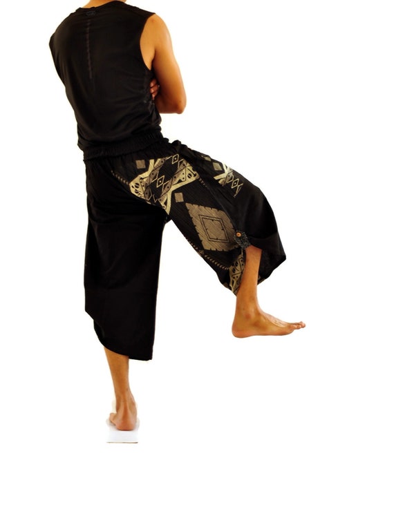 Samurai Pants Ninja Pants Men's Fashion Harem Pants Yoga - Etsy