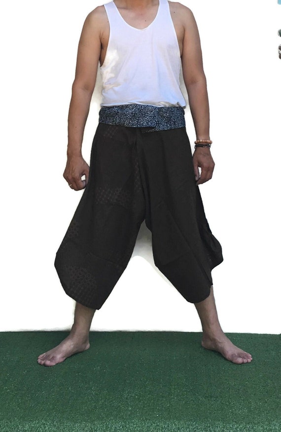 Samurai Pants Men's Fashion Harem Pants Yoga Pants Samurai - Etsy