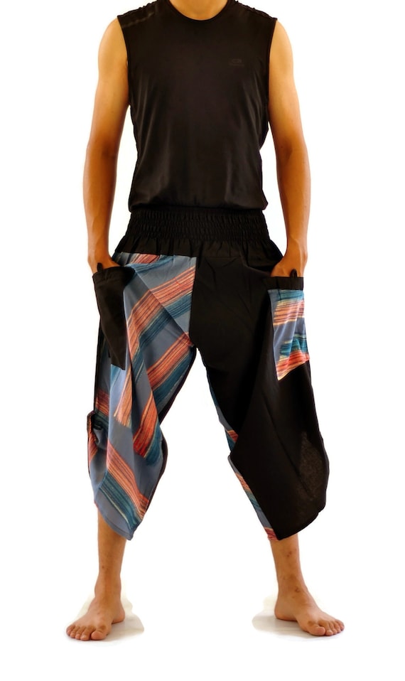 Samurai Pants Ninja Pants Men's Fashion Harem Pants Yoga - Etsy