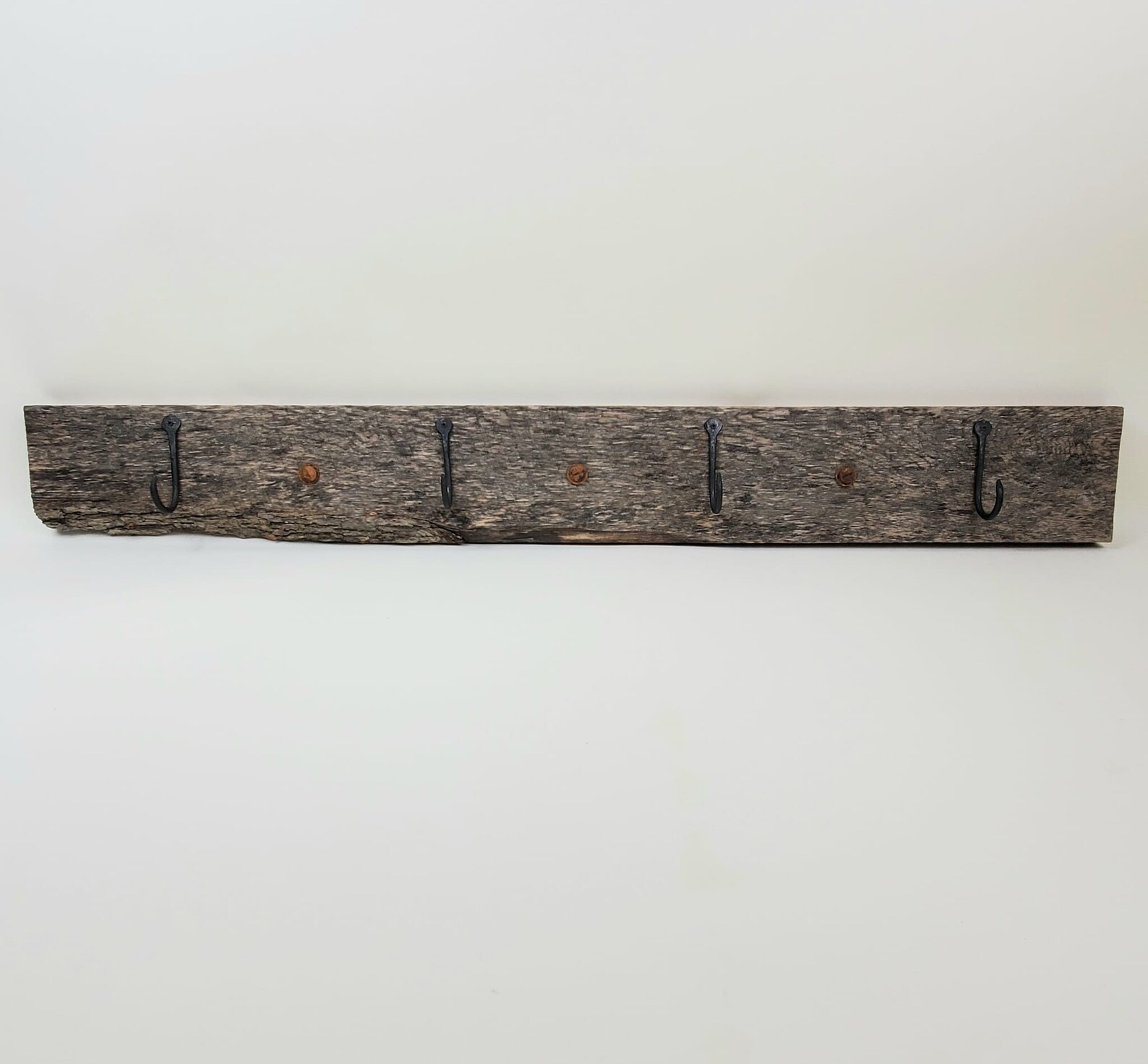 Reclaimed Sawmill Lumber Coat Rack Hat Rack Reclaimed Rack Wall ...