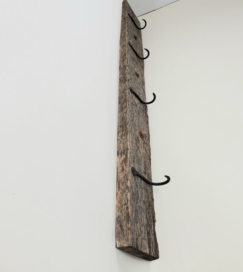Reclaimed Sawmill Lumber Coat Rack Hat Rack Reclaimed Rack Wall ...