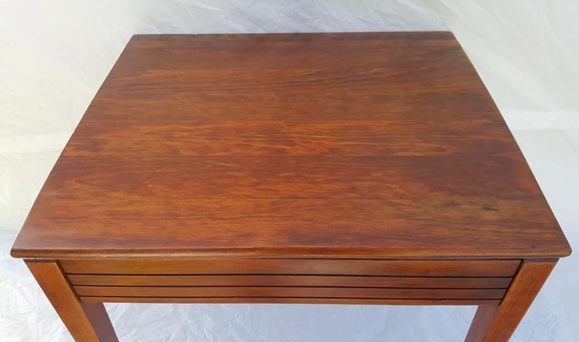 Vintage 1940s Swivel TV Stand Solid Wood TV Console TV Table Vintage Tv ...