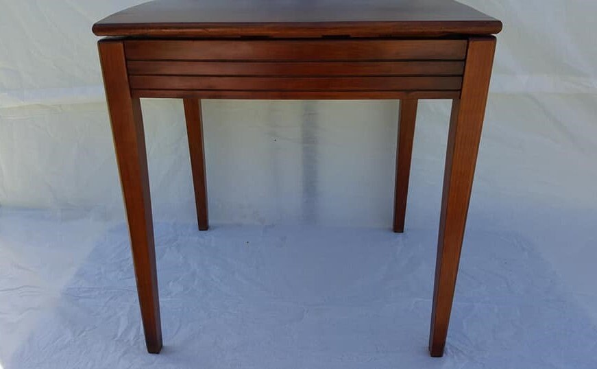 Vintage 1940s Swivel TV Stand Solid Wood TV Console TV Table Vintage Tv ...