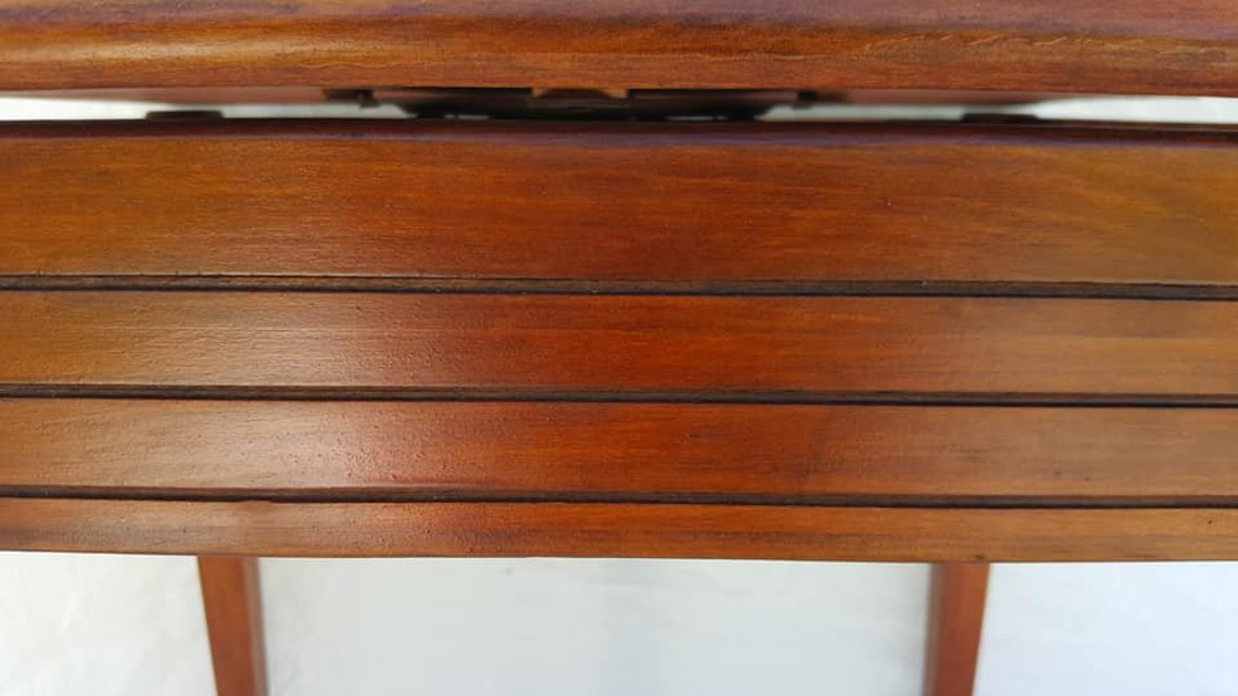 Vintage 1940s Swivel TV Stand Solid Wood TV Console TV Table Vintage Tv ...