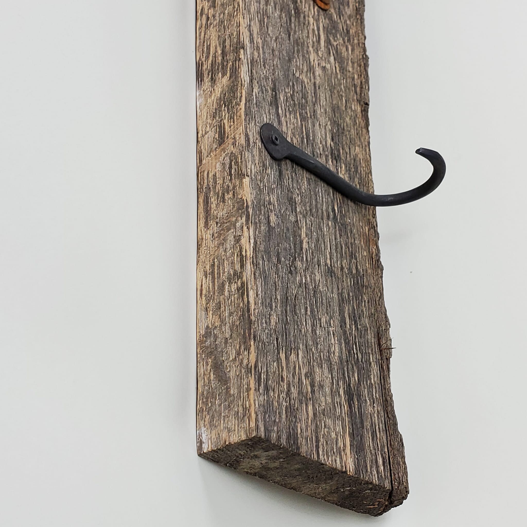Reclaimed Sawmill Lumber Coat Rack Hat Rack Reclaimed Rack Wall ...